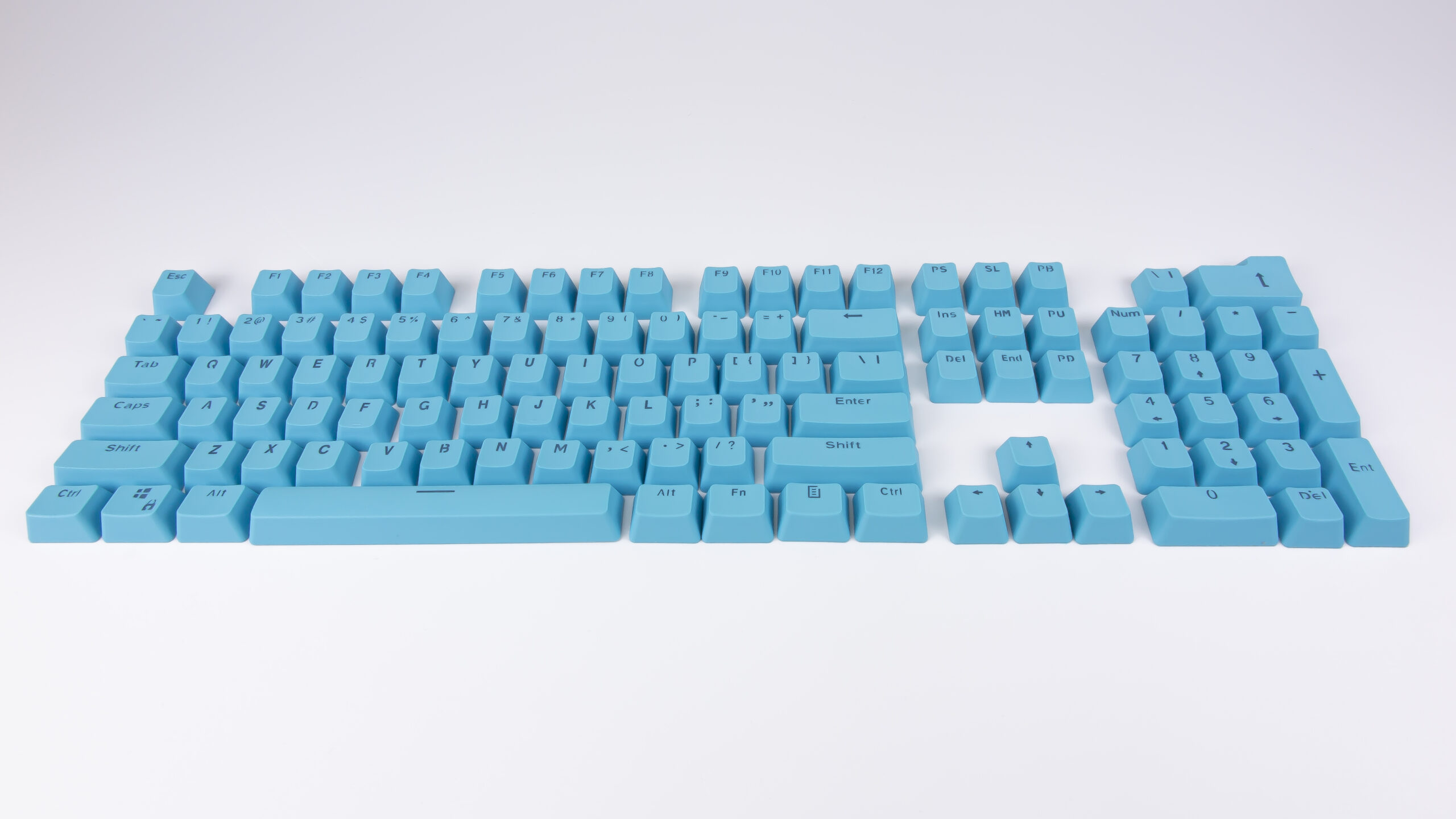 Blue Keycaps PBT Backlit 104 Key US | Reelag