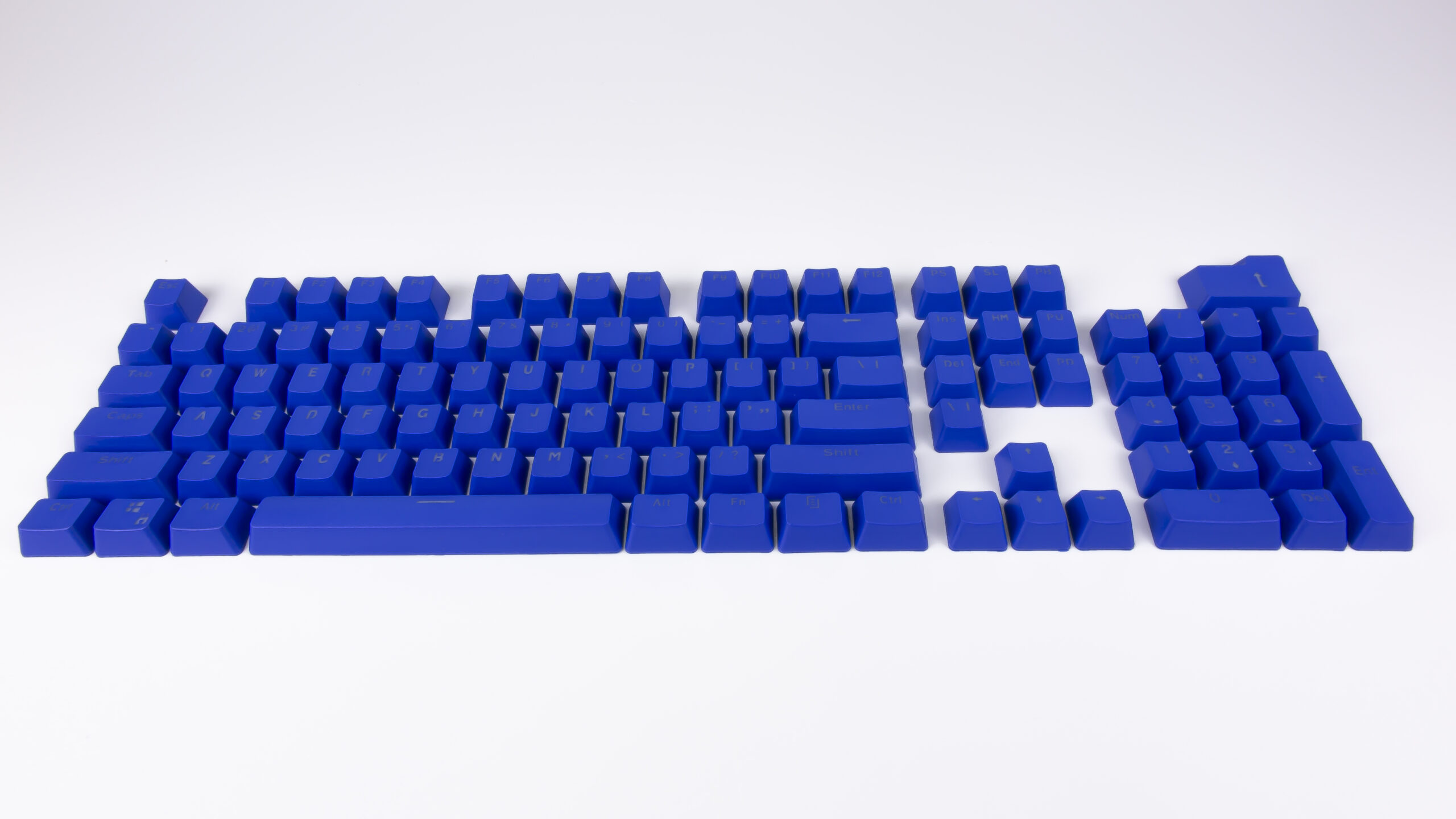 Dark Blue Keycaps, PBT, Backlit, 104 Key, US Layout | Reelag