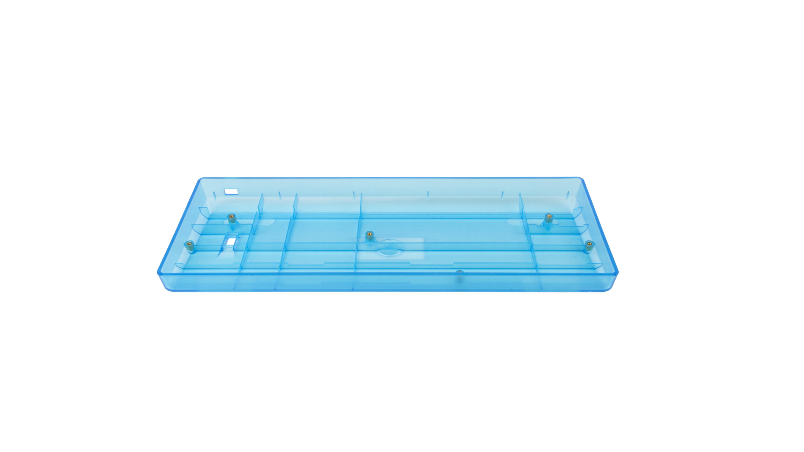 Mechanical Keyboard 60% Plastic Case Blue Transparent | Reelag