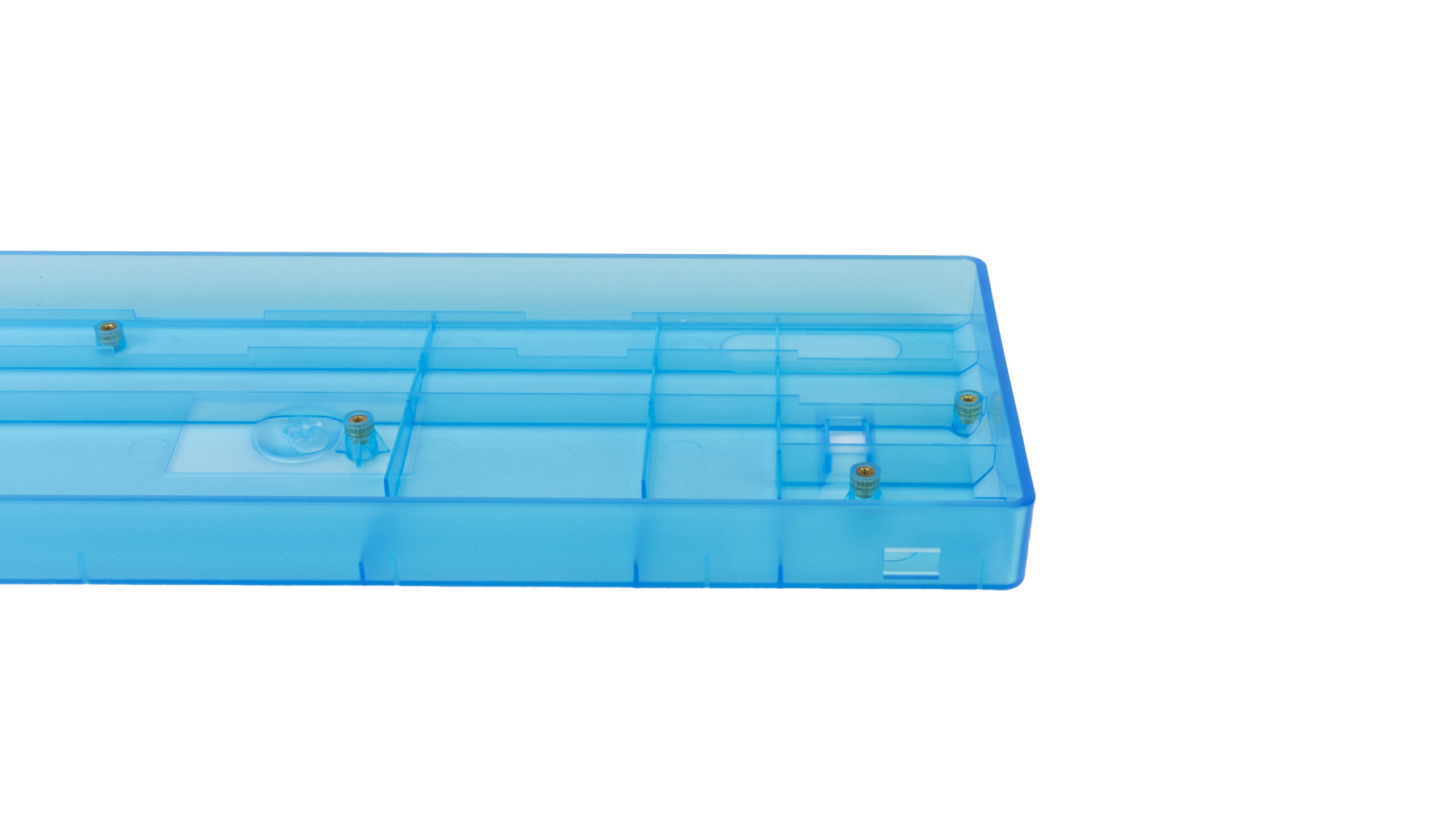 Mechanical Keyboard 60% Plastic Case Blue Transparent | Reelag