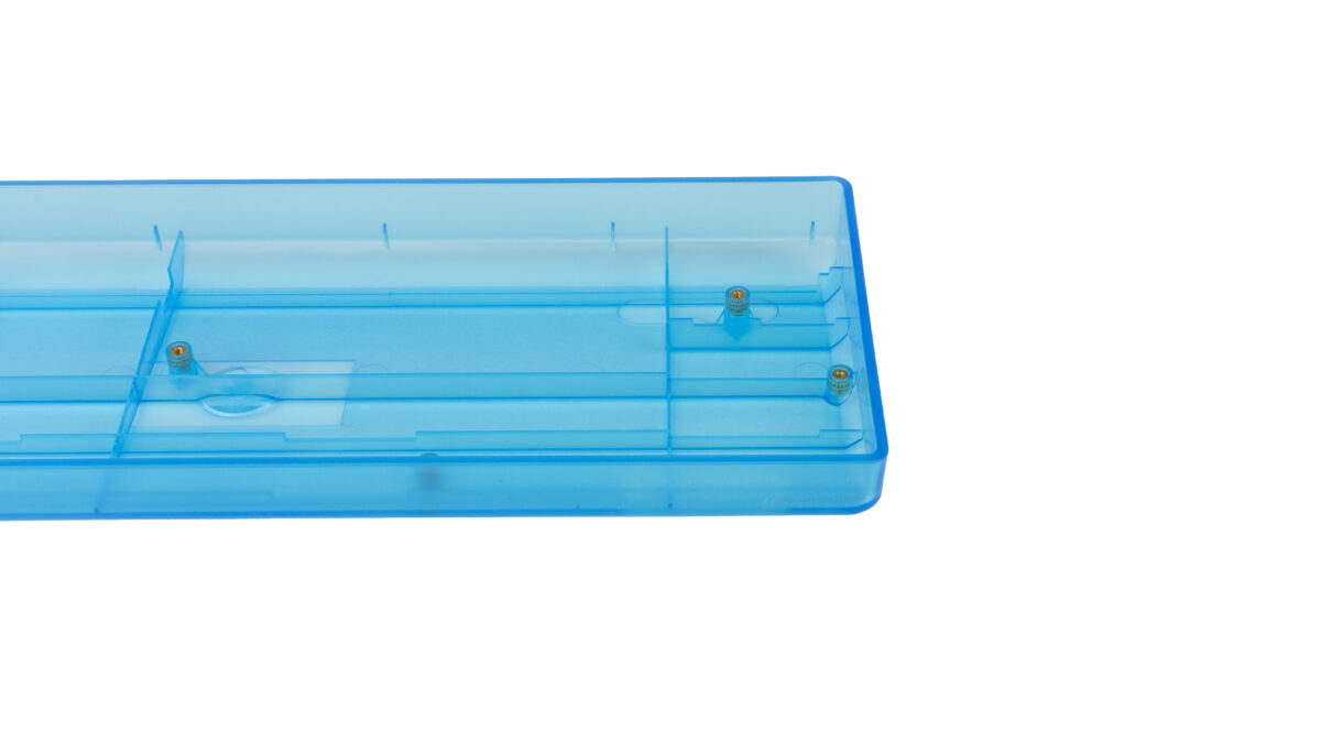 Mechanical Keyboard 60% Plastic Case Blue Transparent | Reelag