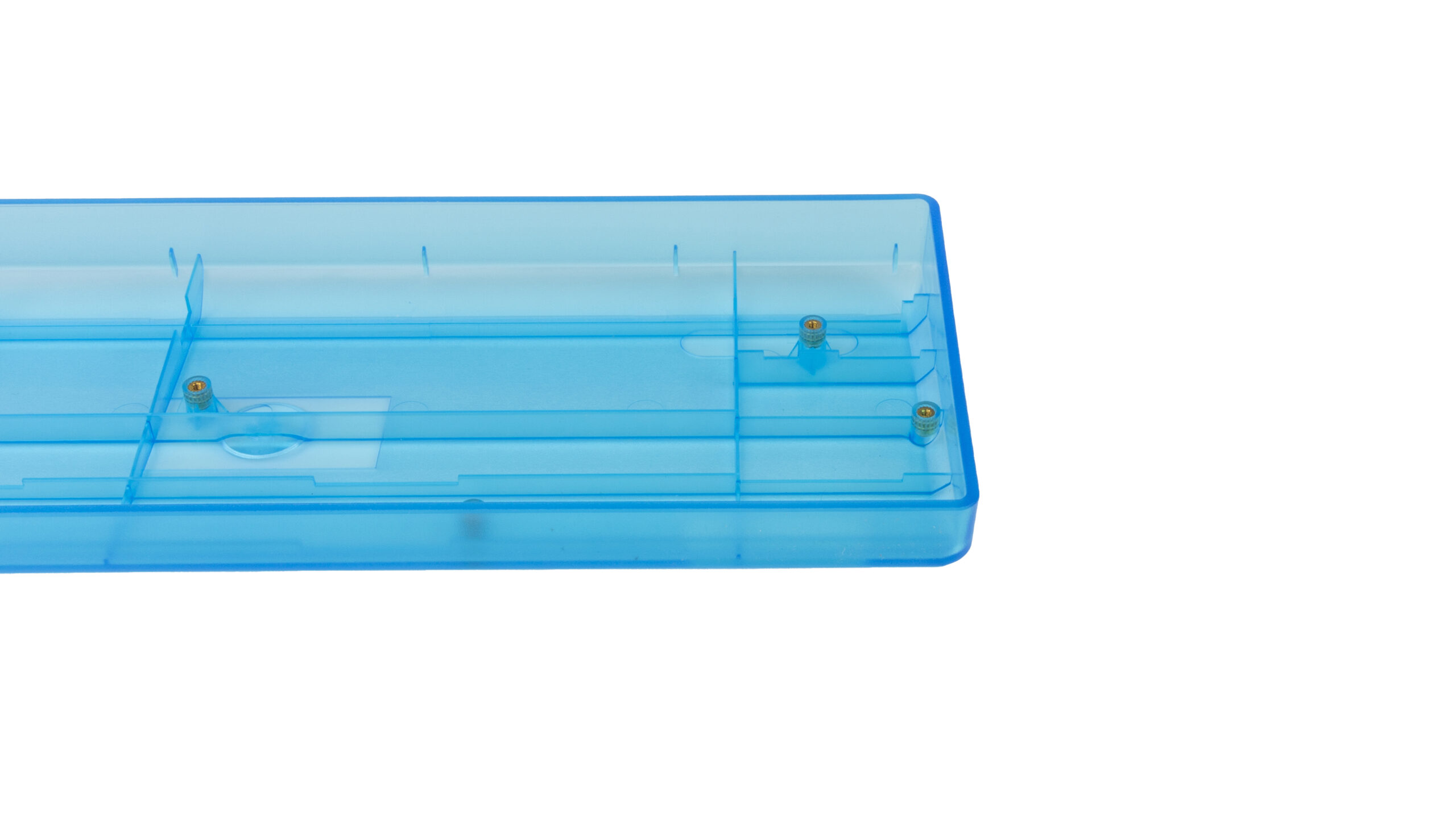 Mechanical Keyboard 60% Plastic Case Blue Transparent | Reelag