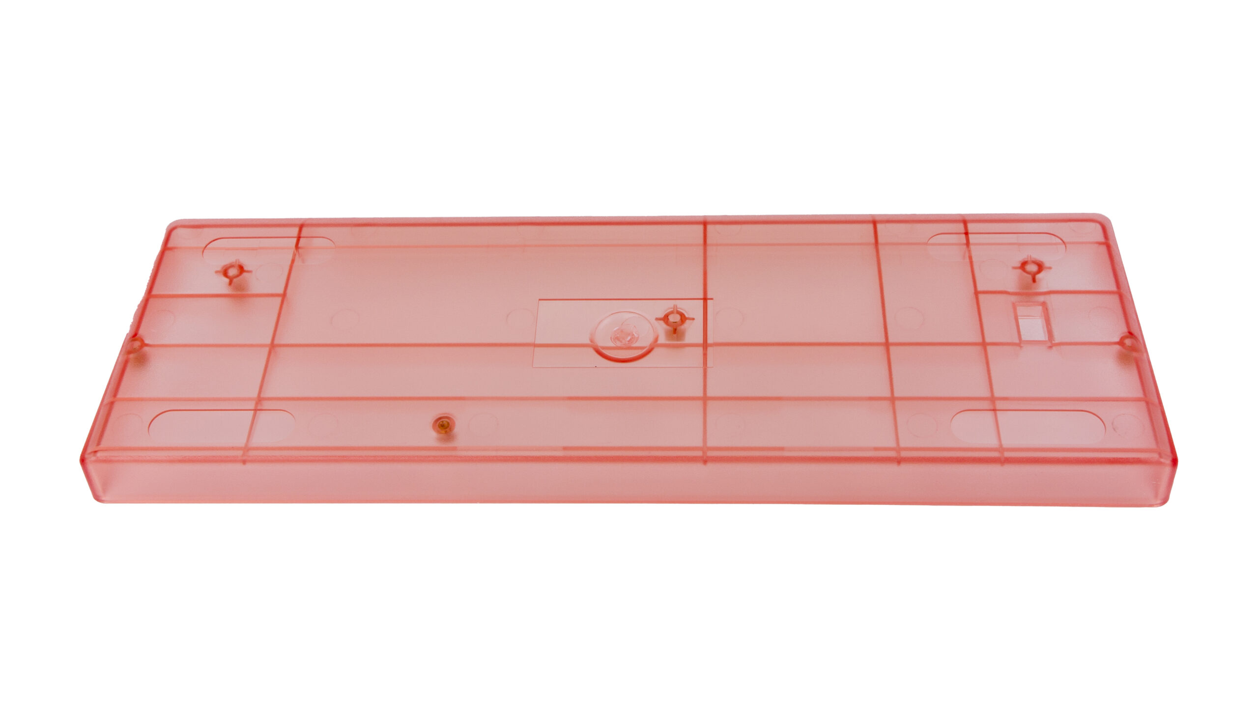 Mechanical Keyboard 60% Plastic Case Red Transparent | Reelag