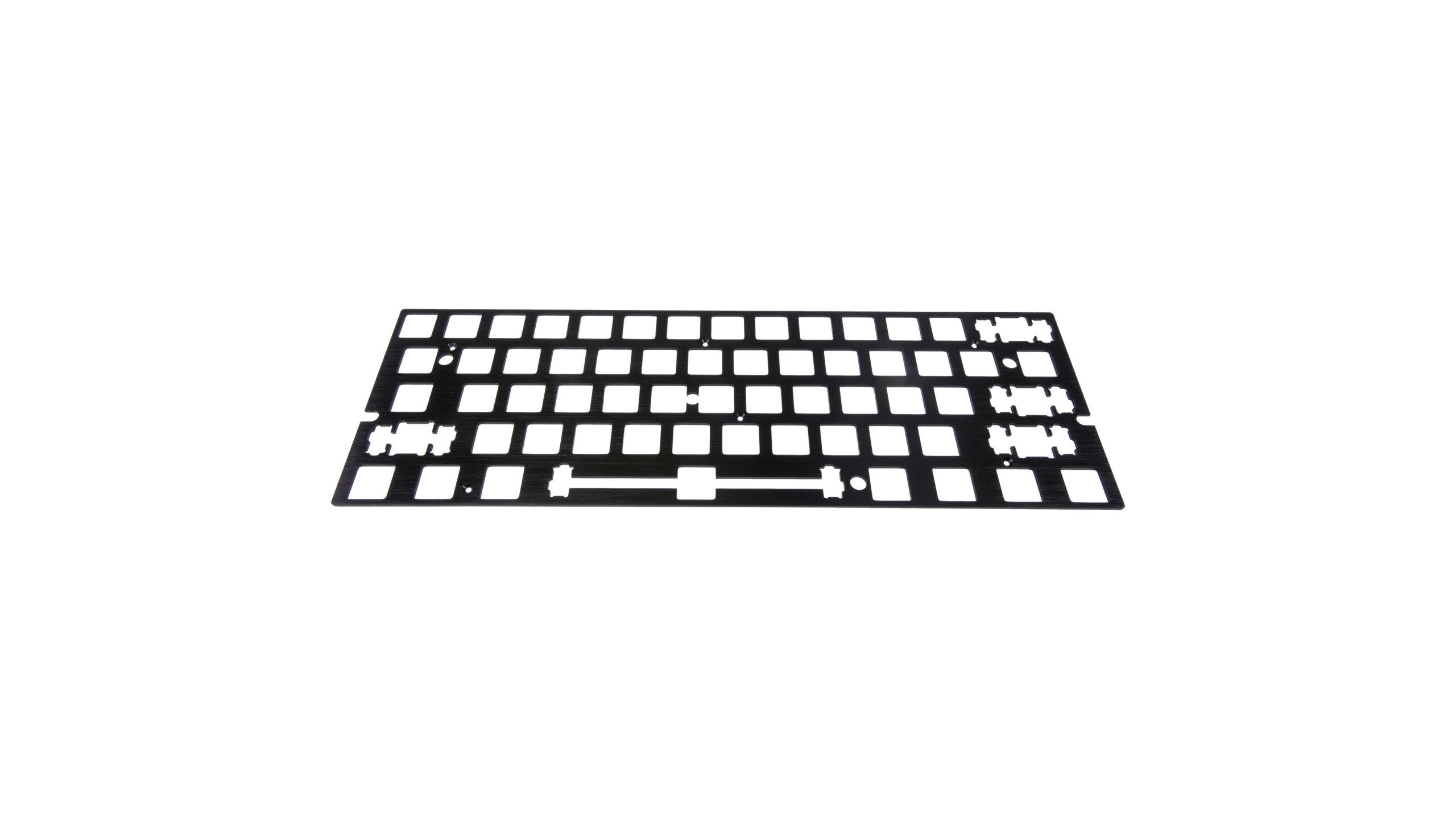 60% Plate 61 Key Layout Black | Reelag