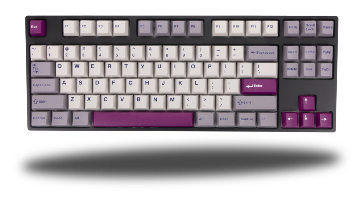 TKL87 Mechanical Keyboard - Lavender: For Gaming and Work | Reelag
